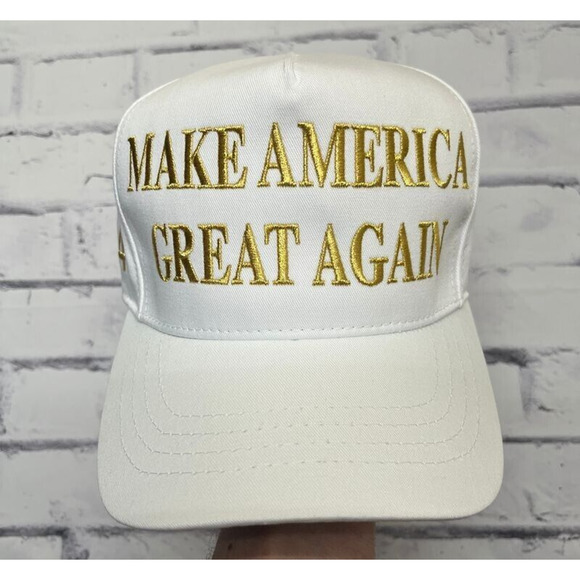 Dining | Maga Hat Adult White Snapback President Donald Trump Official ...